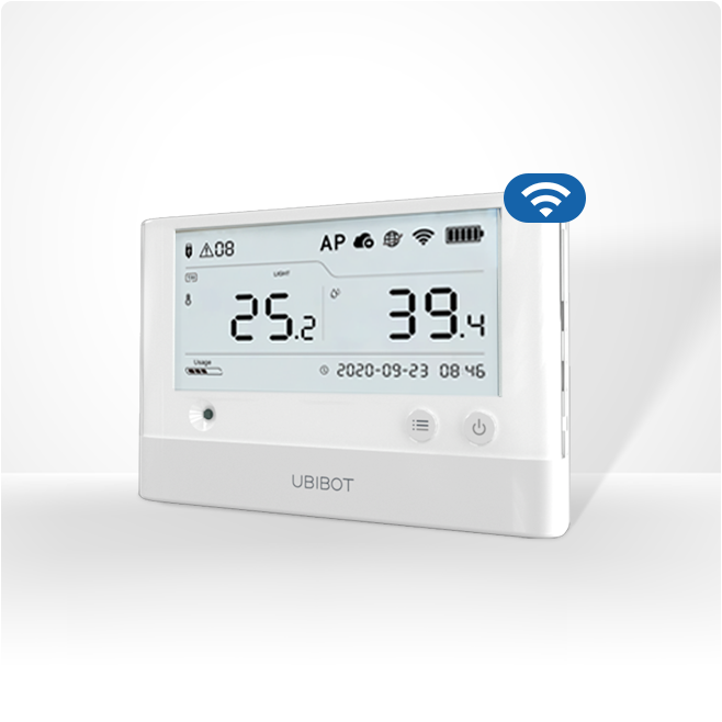 スマート温湿度センサーWS1 Pro 2.4GHZ WiFi＆4G版 – ユビボット / UbiBot